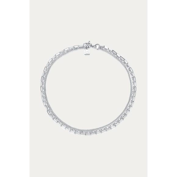 F+H STUDIOS | Jewelry | New Fh Studios Warrant Triple Chain Necklace In ...